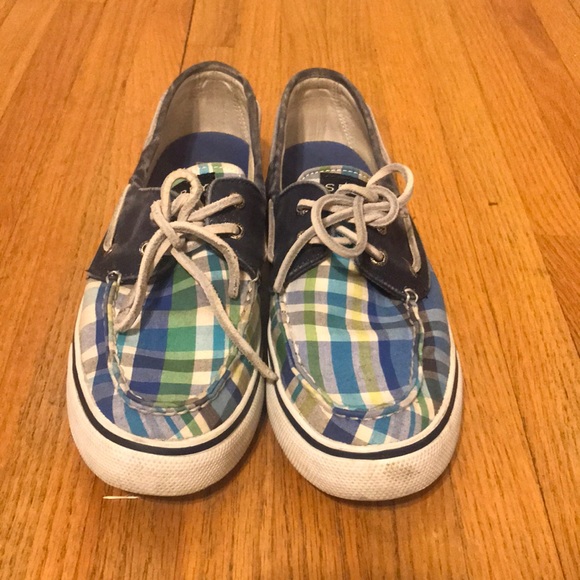 Sperry | Shoes | Plaid Sperry Topsiders | Poshmark